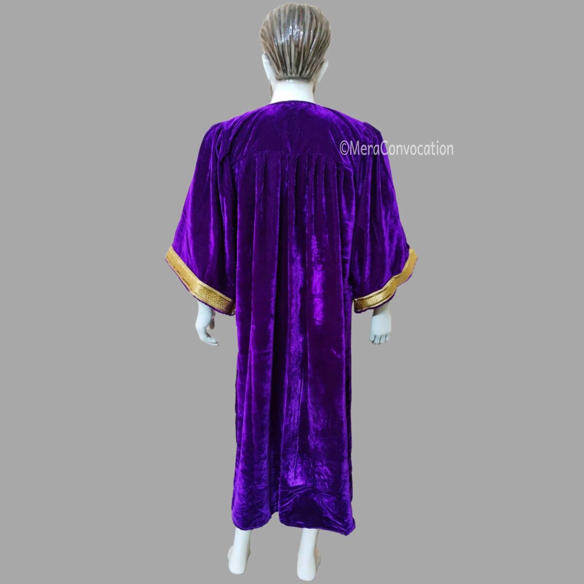 Purple Premium Velvet Graduation Gown and Cap – Mera Convocation
