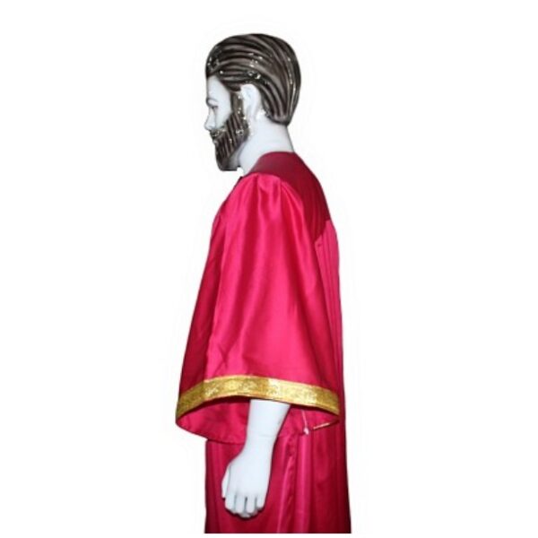 Pink Shiny Graduation Gown and Cap with Golden Border – Mera Convocation