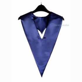 Navy Blue Graduation V Stole – Mera Convocation