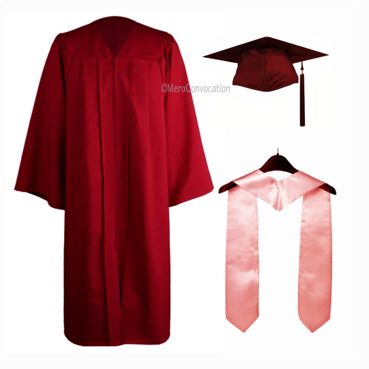 Royal Blue Shiny High School Graduation Gown and Cap – Mera Convocation