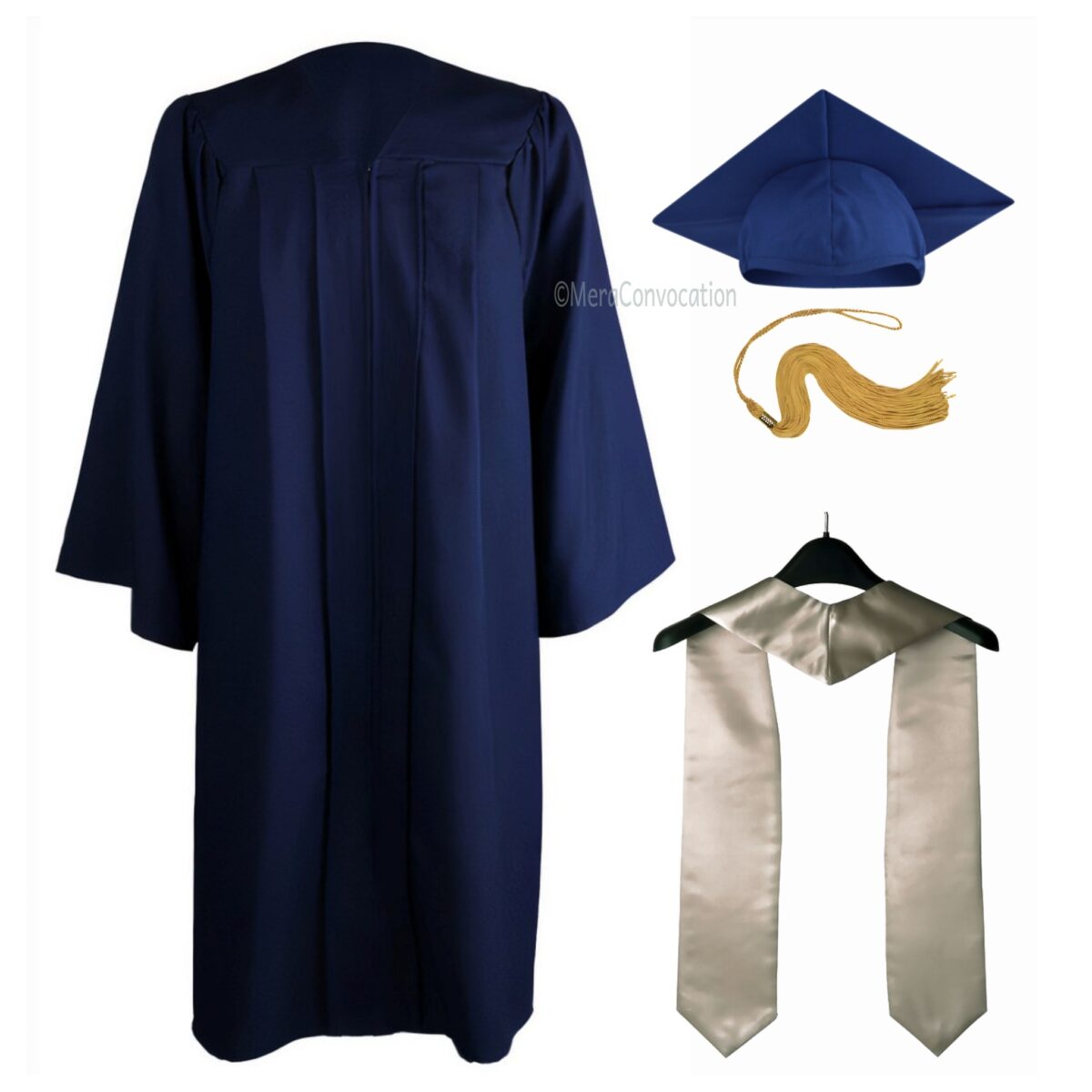 Forest Green Matte High School Graduation Gown and Cap – Mera Convocation