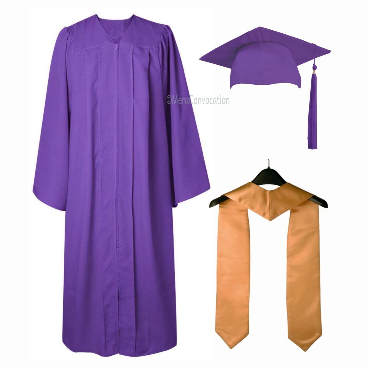 Royal Blue Matte Primary Graduation Gown and Cap – Mera Convocation
