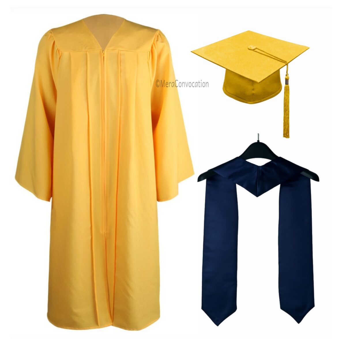 Royal Blue Matte Primary Graduation Gown and Cap – Mera Convocation