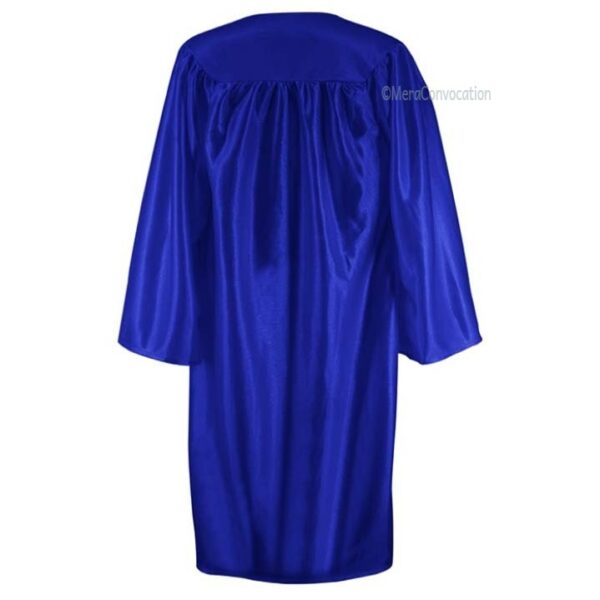 Royal Blue Shiny High School Graduation Gown and Cap – Mera Convocation