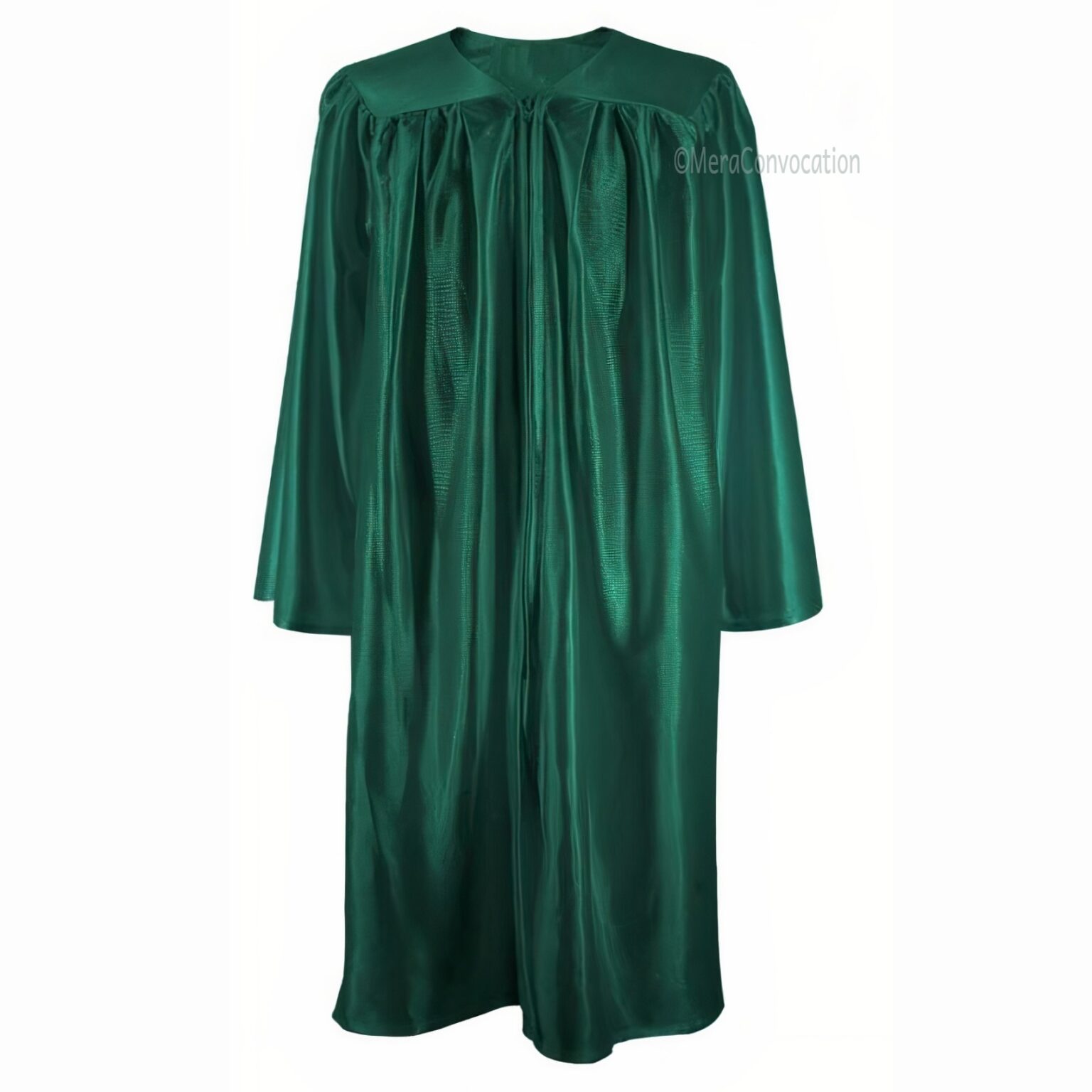Forest Green Shiny High School Graduation Gown and Cap – Mera Convocation