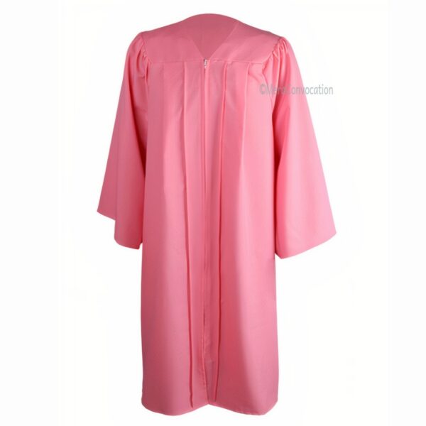 Pink Matte Zipper Graduation Gown and Cap – Mera Convocation