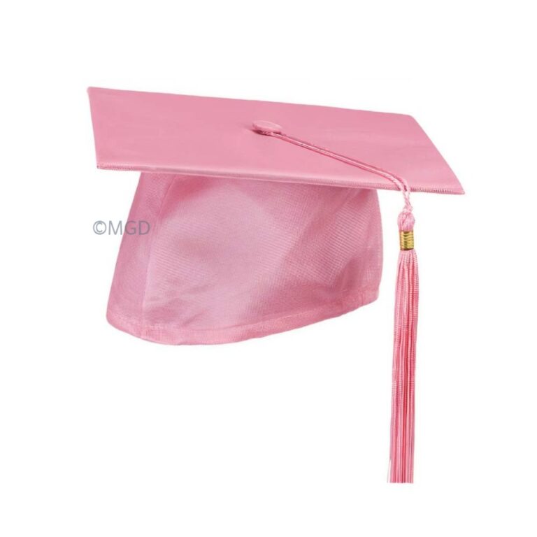 Pink Shiny Primary Graduation Gown and Cap – Mera Convocation