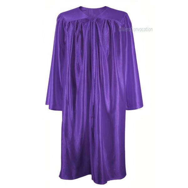 Purple Shiny High School Graduation Gown and Cap – Mera Convocation
