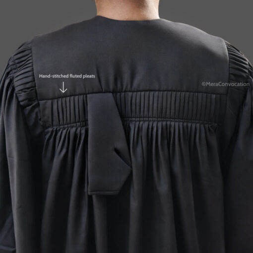 Advocate Lawyer Gown with White Neck Band – Mera Convocation