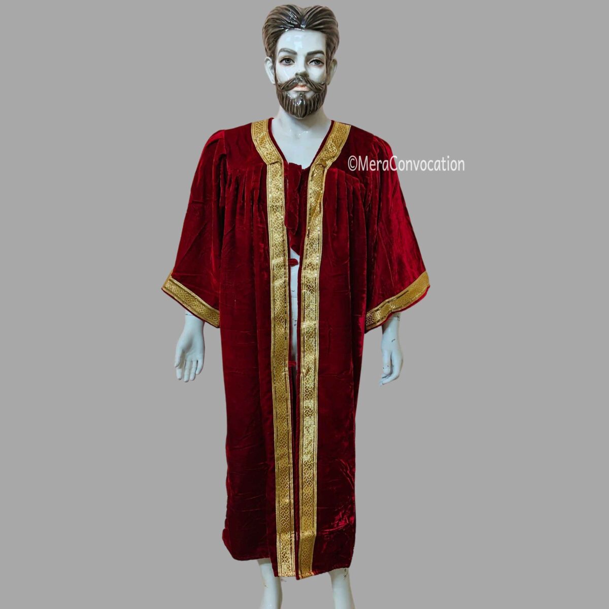 Maroon Premium Velvet Graduation Gown and Cap – Mera Convocation