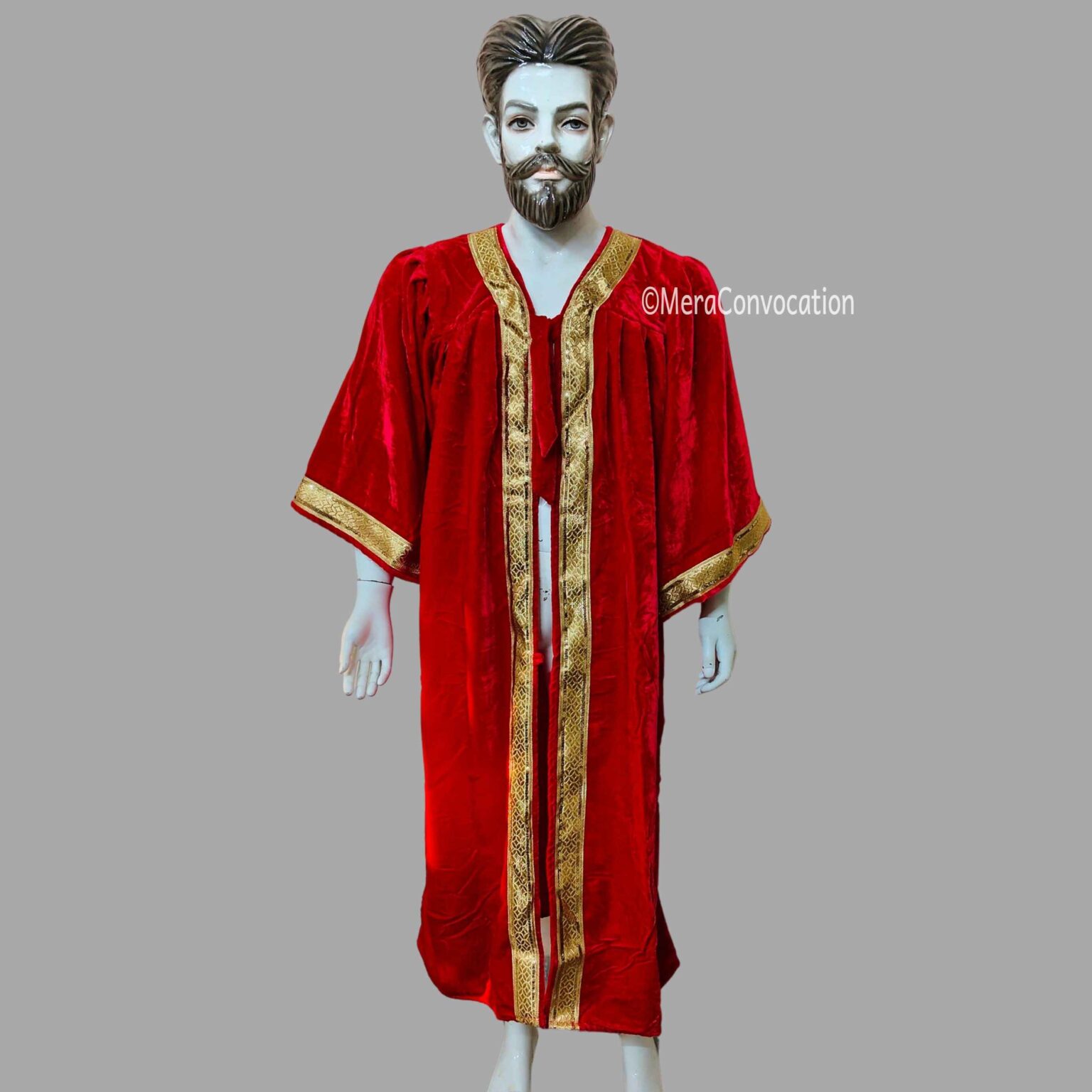 Red Premium Velvet Graduation Gown and Cap – Mera Convocation