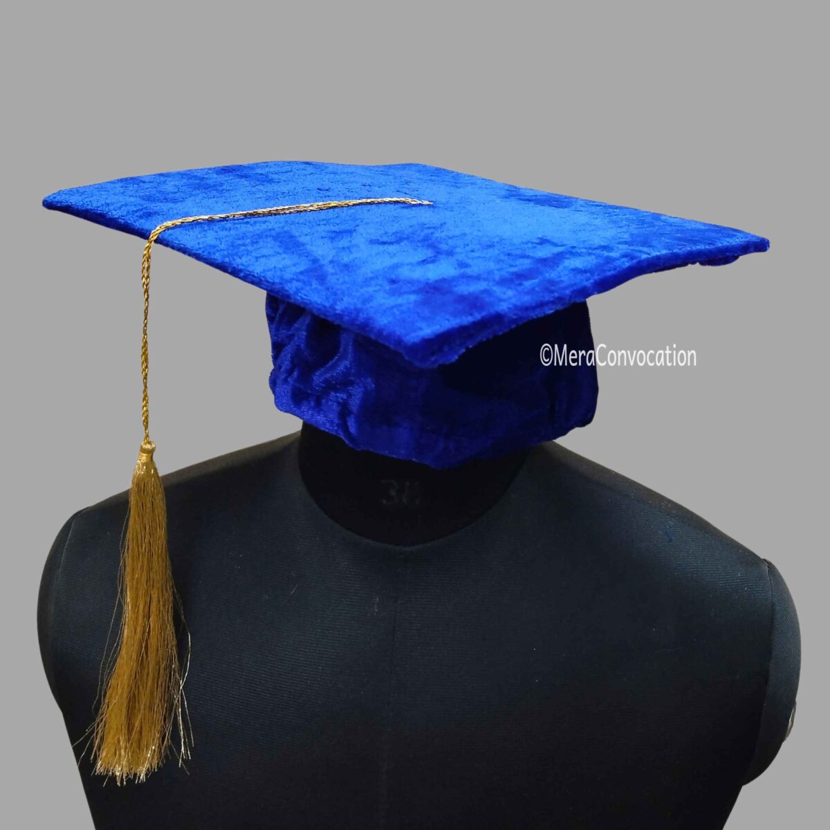 Royal Blue Premium Velvet Graduation Gown and Cap – Mera Convocation